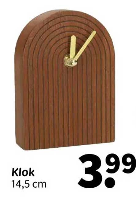 Klok Aanbieding bij Wibra - FolderFeest.nl