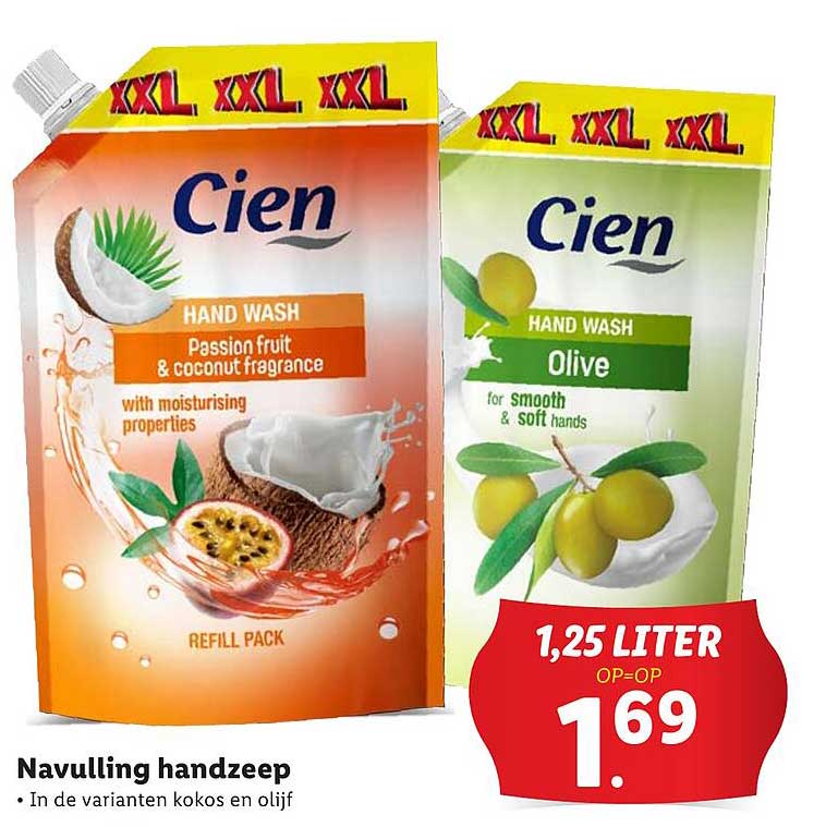 Navulling Handzeep Aanbieding bij Lidl - FolderFeest.nl