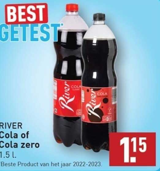 River Cola Of Cola Zero aanbieding bij ALDI