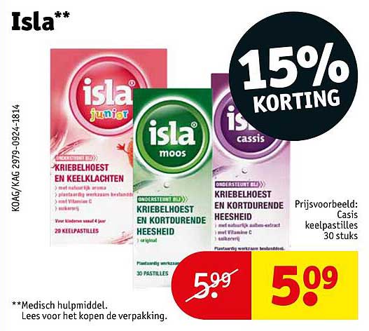 Isla Junior Kriebelhoest En Keelklachten, Isla Moos Kriebelhoest En ...