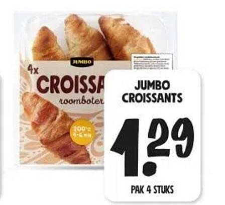 Jumbo Croissants Aanbieding bij Jumbo - FolderFeest.nl