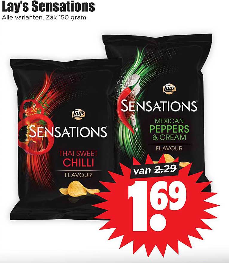 Lay's Sensations aanbieding bij Dirk