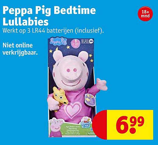 Peppa Pig Bedtime Lullabies Aanbieding bij Kruidvat - FolderFeest.nl