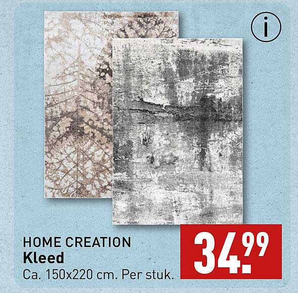 Home Creation Kleed Aanbieding bij ALDI - FolderFeest.nl