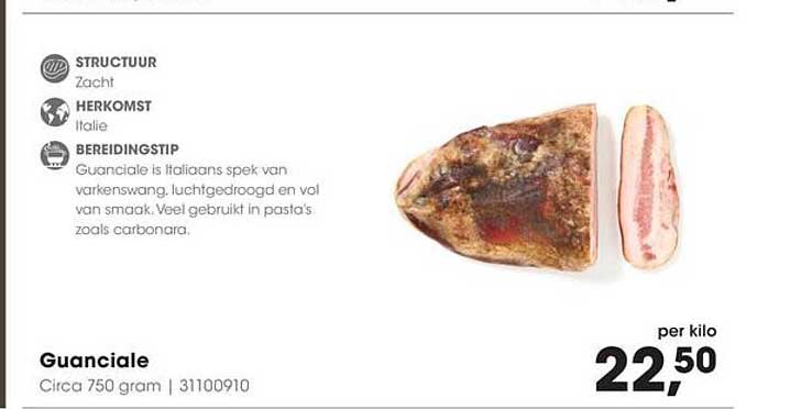 Guanciale Aanbieding bij HANOS - FolderFeest.nl
