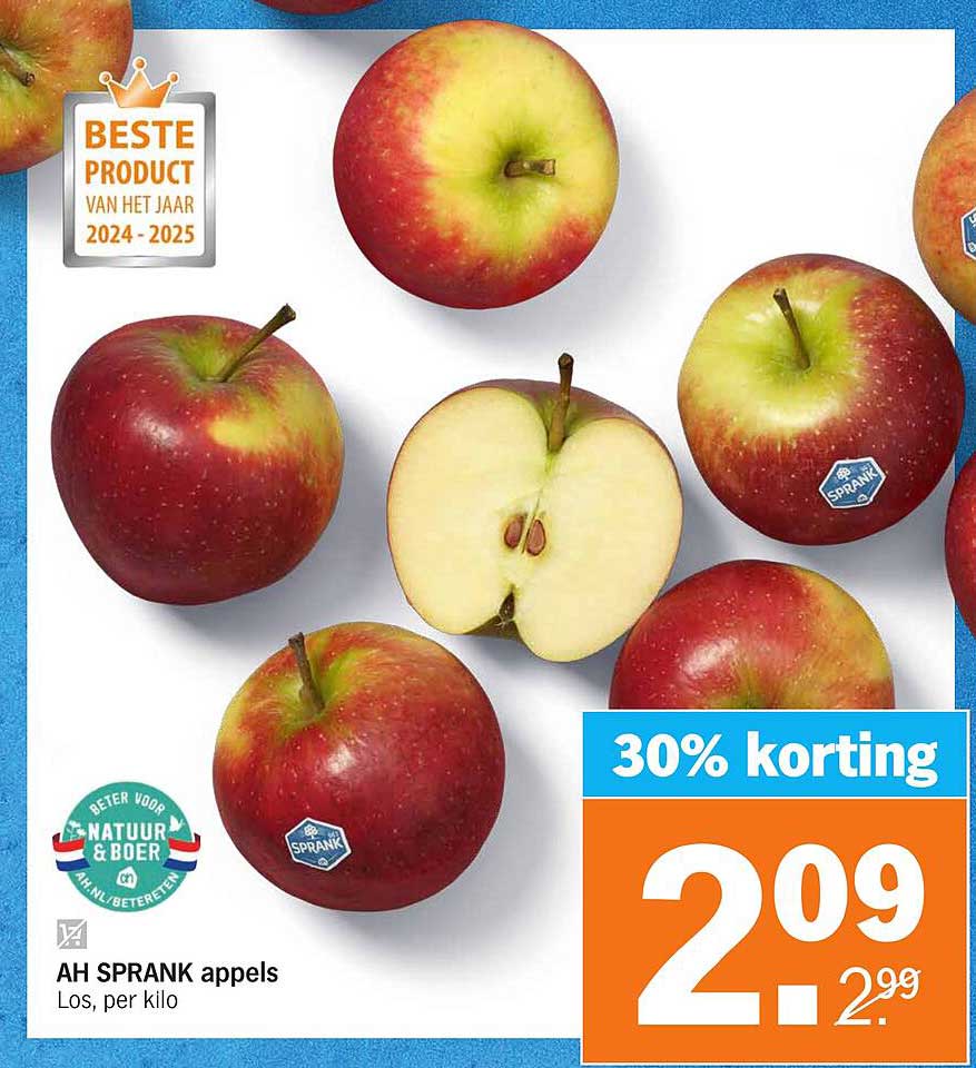 Ah Sprank Appels aanbieding bij Albert Heijn