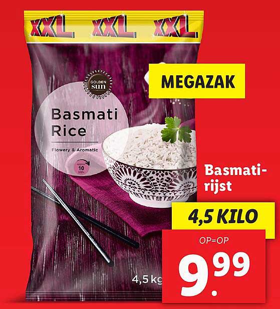 Basmati-Rijst Aanbieding bij Lidl - FolderFeest.nl