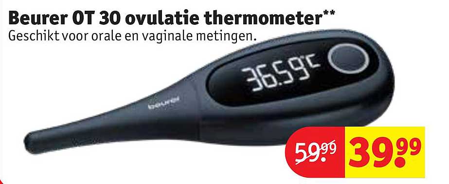 Beurer Ot 30 Ovulatie Thermometer Aanbieding bij Kruidvat - FolderFeest.nl