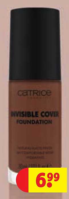 Catrice Invisible Cover Foundation aanbieding bij Kruidvat
