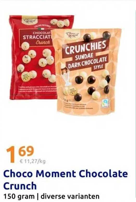 Choco Moment Chocolate Crunch aanbieding bij Action