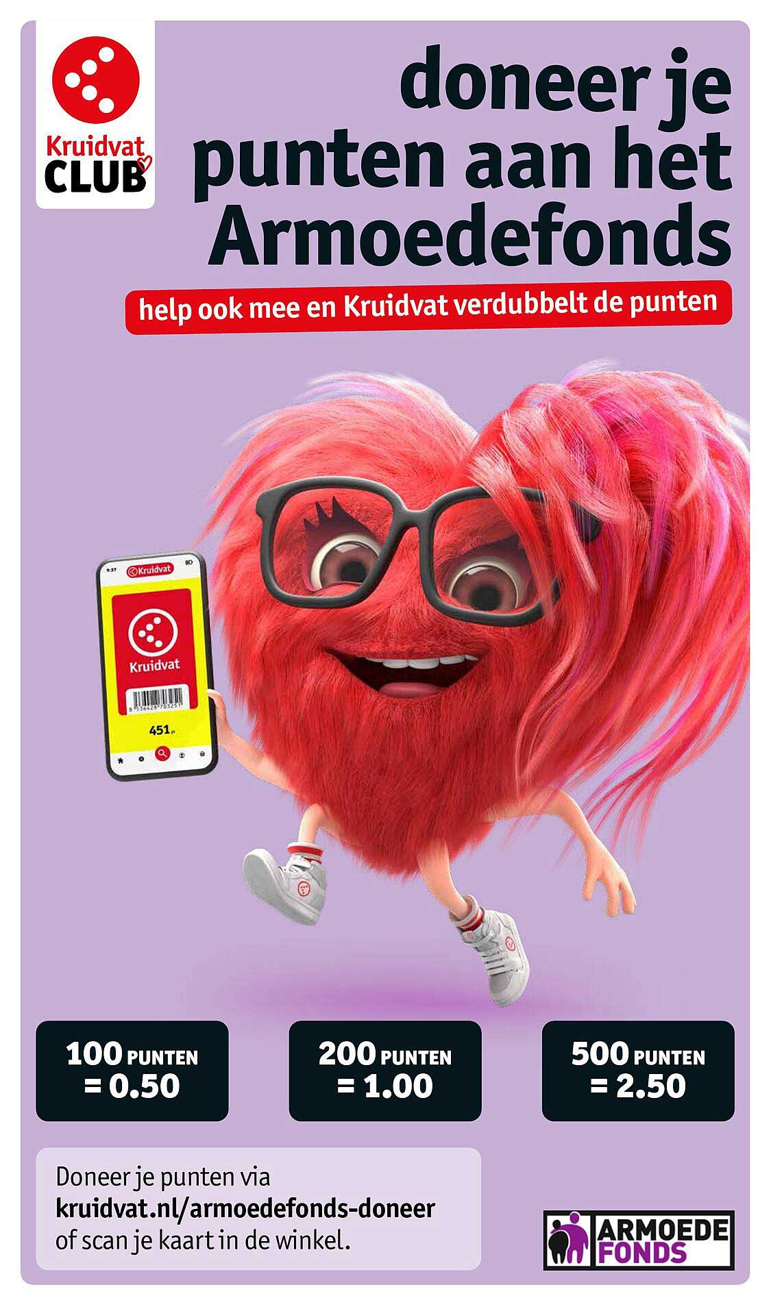 Doner Je Punten Aan Het Armoedefonds Aanbieding bij Kruidvat ...