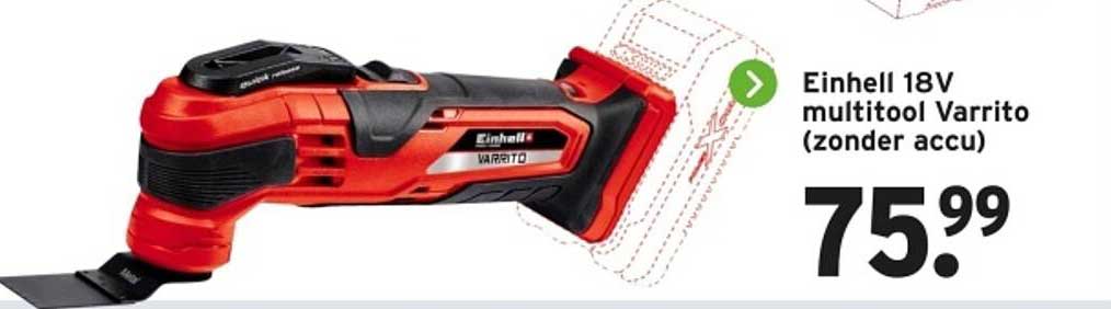 Einhell 18V Multitool Varrito (Zonder Accu) aanbieding bij GAMMA