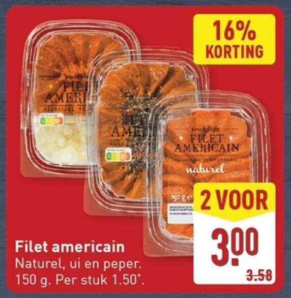 Filet Americain aanbieding bij ALDI