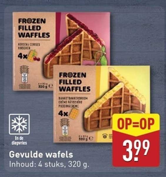 Gevulde Wafels Aanbieding bij ALDI - FolderFeest.nl