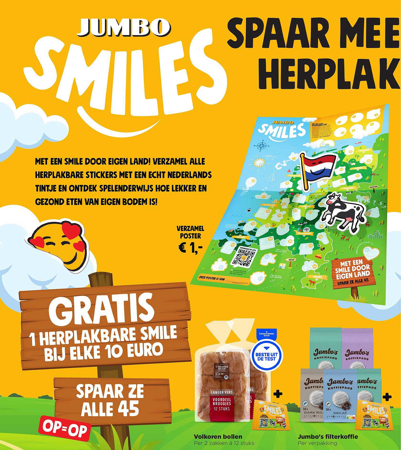 Jumbo Smiles Spaa R Mee Herpla K Aanbieding bij Jumbo - FolderFeest.nl