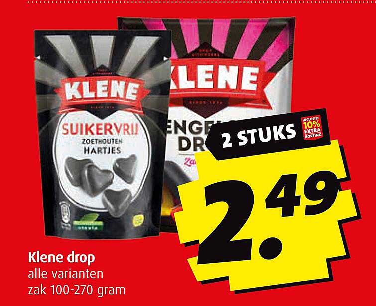 Klene Drop aanbieding bij Boni