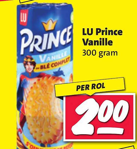 Lu Prince Vanille aanbieding bij Nettorama