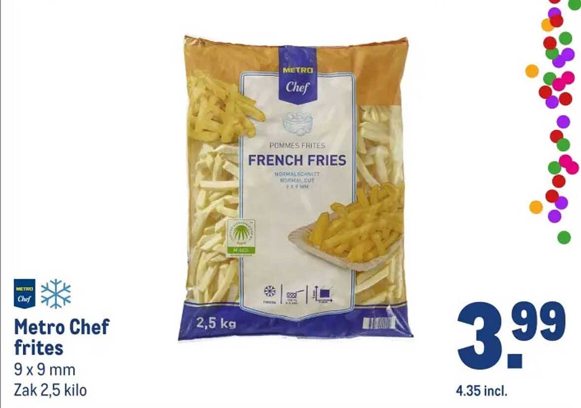 Metro Chef Frites aanbieding bij Makro