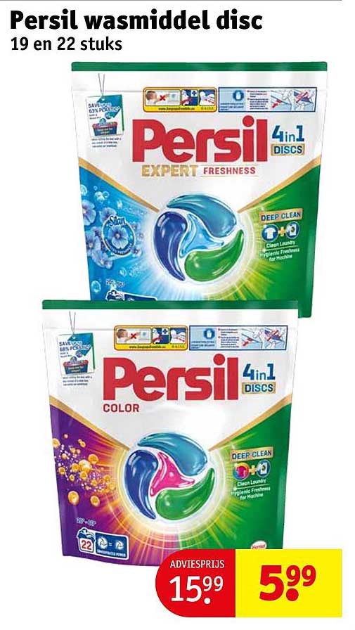 Persil Wasmiddel Disc Aanbieding bij Kruidvat - FolderFeest.nl
