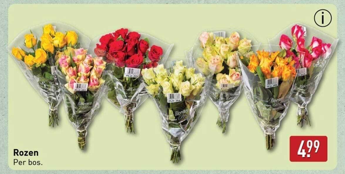 Rozen aanbieding bij ALDI