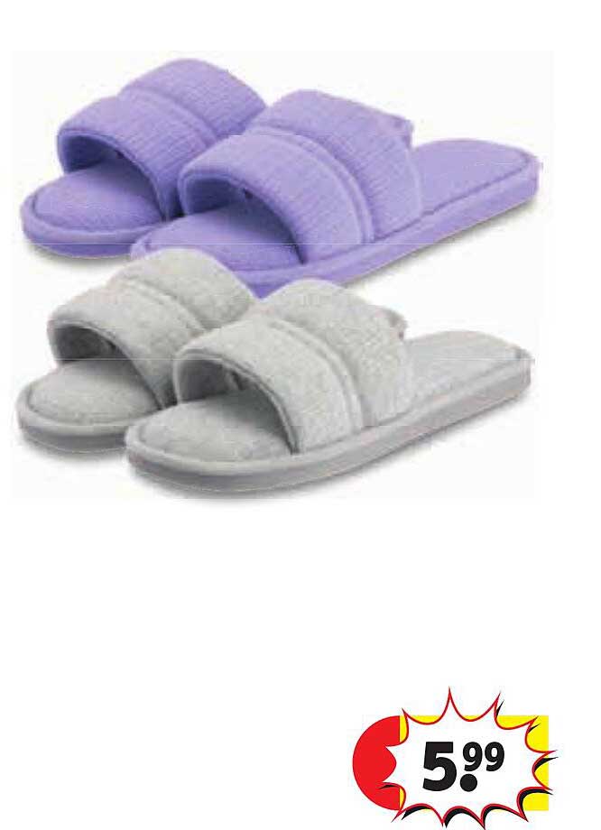 Sloffen aanbieding bij Kruidvat