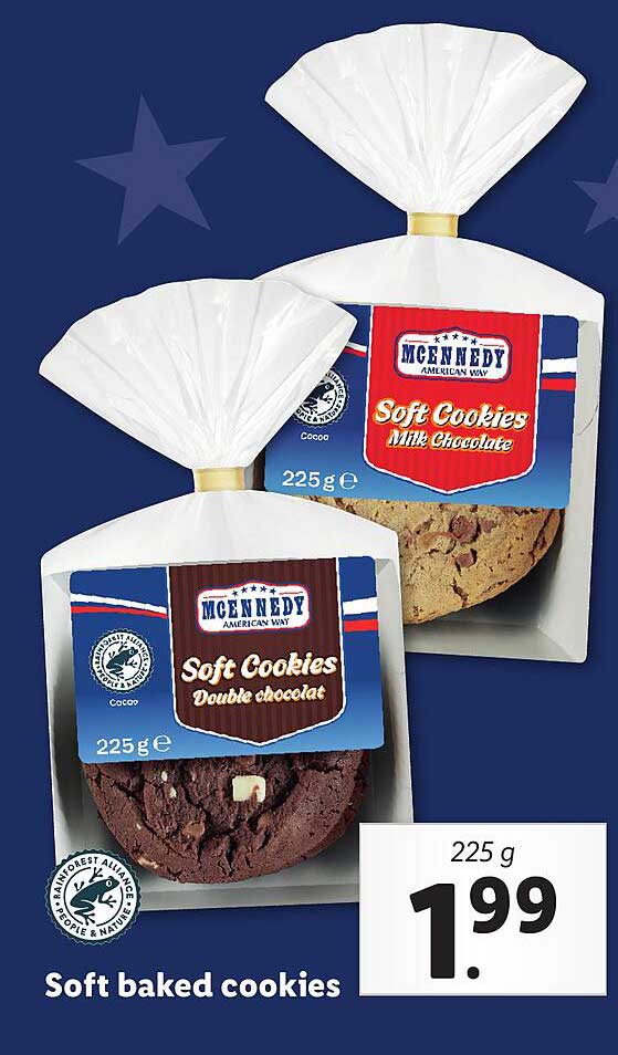 Soft Baked Cookies aanbieding bij Lidl