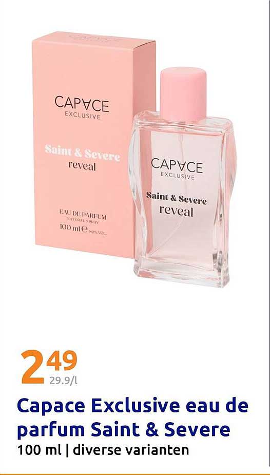 Capace Exclusive Eau De Parfum Saint & Severe Aanbieding bij Action ...