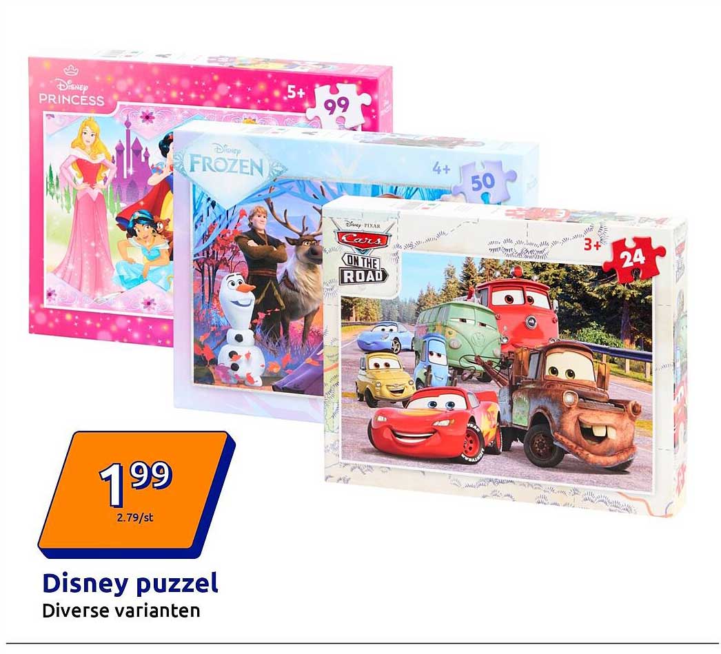 Disney Puzzel Aanbieding bij Action - FolderFeest.nl
