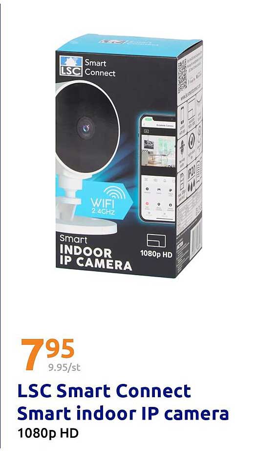 Lsc Smart Connect Smart Indoor Ip Camera Aanbieding bij Action ...
