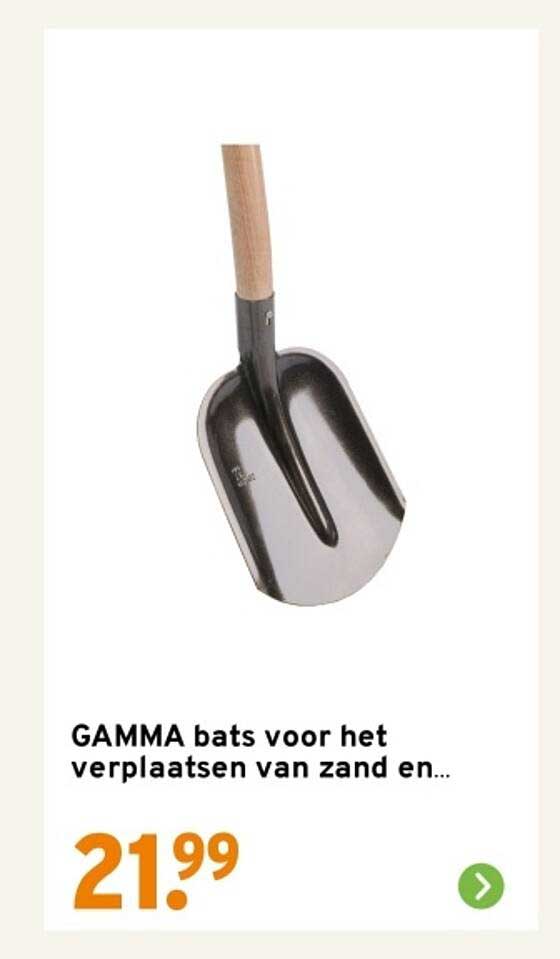 Gamma Bats Voor Het Verplaatsen Van Zand En… Aanbieding bij GAMMA ...