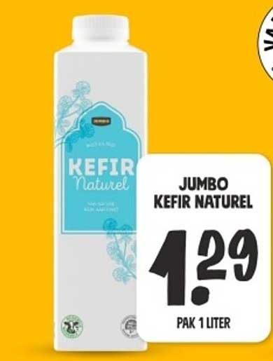 Jumbo Kefir Natuurl Aanbieding bij Jumbo - FolderFeest.nl