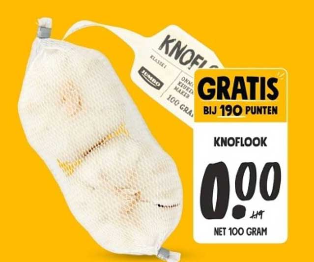 Knoflook Aanbieding bij Jumbo - FolderFeest.nl