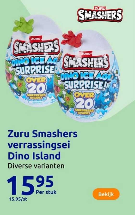 Zuru Smashers Verrassingsei Dino Island aanbieding bij Action