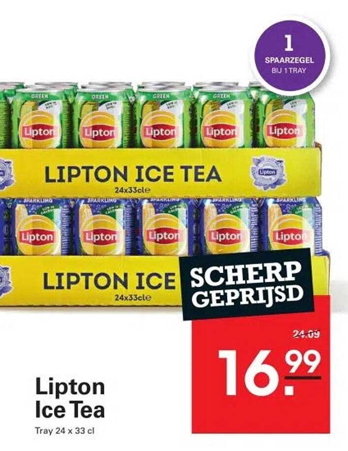 Lipton Ice Tea Aanbieding bij Sligro - FolderFeest.nl