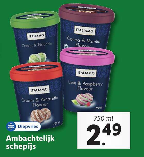 Ambachtelijk Schepijs aanbieding bij Lidl