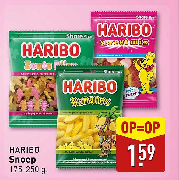 Haribo Snoep aanbieding bij ALDI