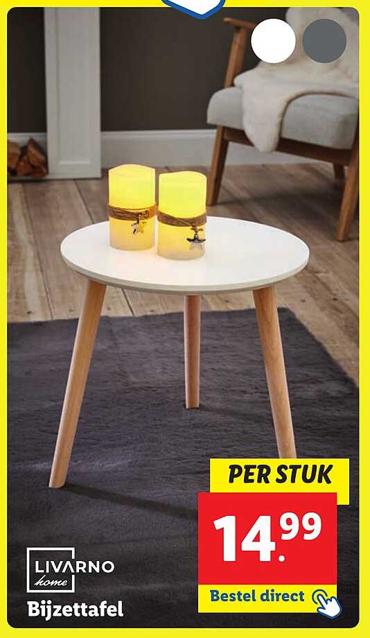 Livarno Home Bijzettafel aanbieding bij Lidl