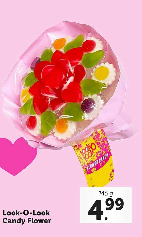 Look-O-Look Candy Flower aanbieding bij Lidl