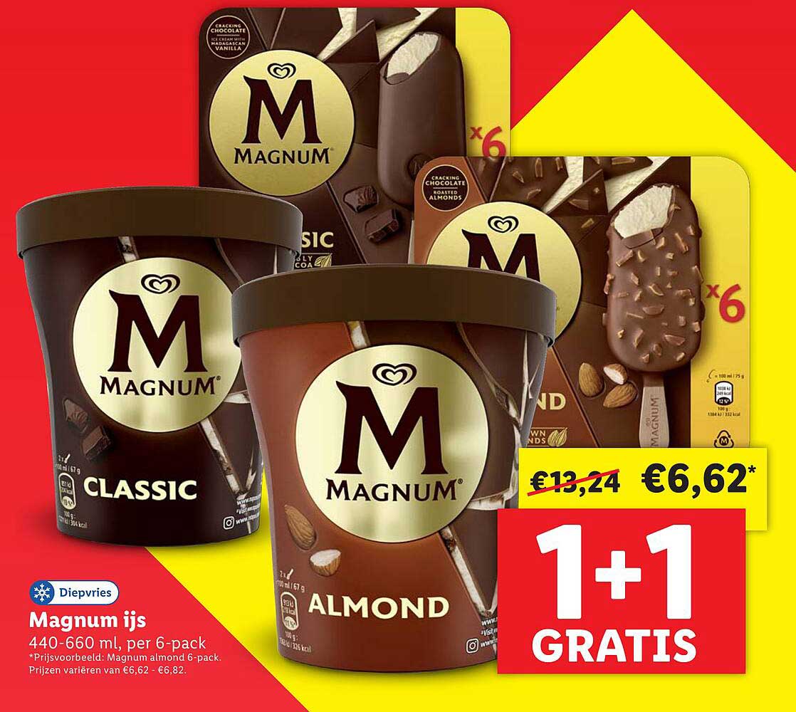 Magnum Ijs Aanbieding bij Lidl - FolderFeest.nl
