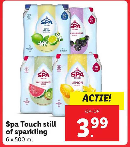 Spa Touch Still Of Sparkling aanbieding bij Lidl