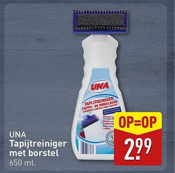Una Tapijtreiniger Met Borstel Aanbieding bij ALDI - FolderFeest.nl