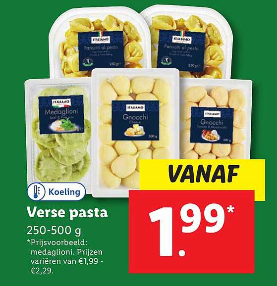 Verse Pasta Aanbieding bij Lidl - FolderFeest.nl