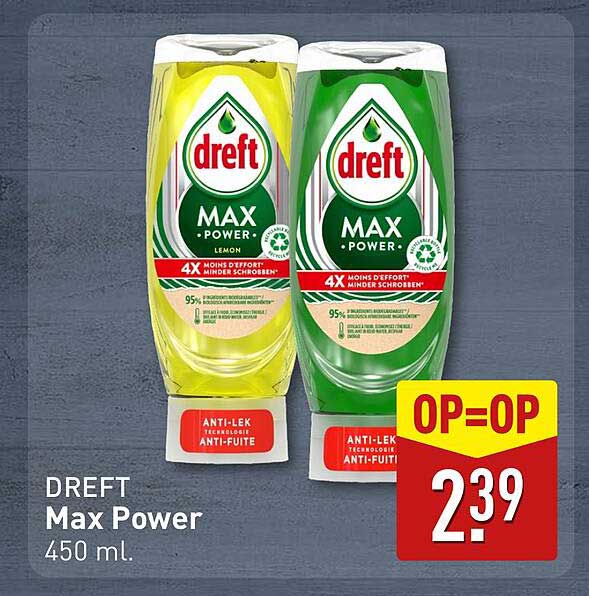 Dreft Max Power aanbieding bij ALDI