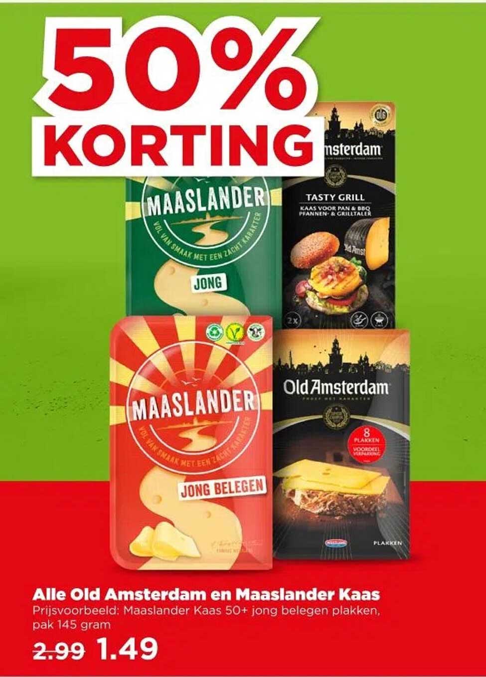 Maaslander Of Old Amsterdam Kaasplakken Aanbieding bij Dirk ...