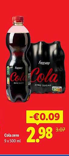 Cola Zero Aanbieding bij Lidl - FolderFeest.nl