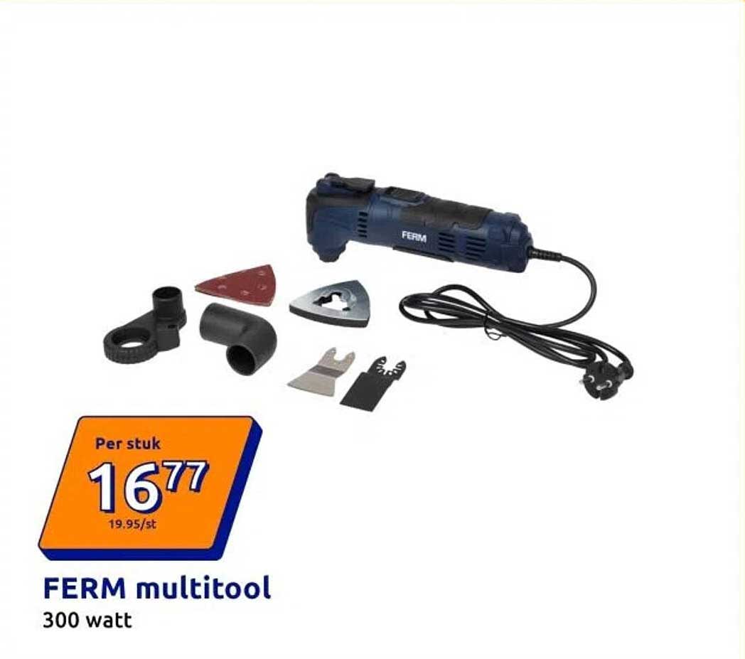 Ferm Multitool Aanbieding bij Action - FolderFeest.nl