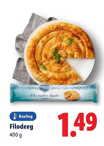 Filodeeg Aanbieding bij Lidl - FolderFeest.nl