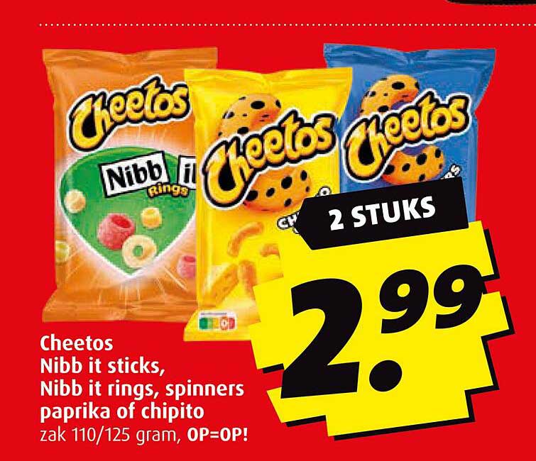 Cheetos Nibb It Sticks, Nibb It Rings, Spinners Paprika Of Chipito 2 ...