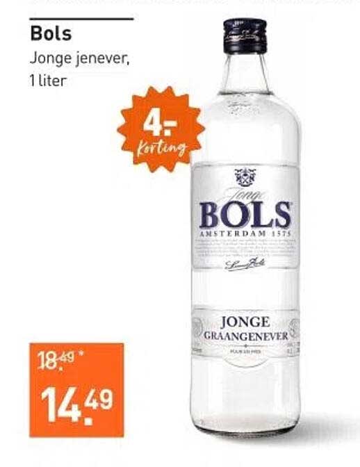 Bols Jonge Jenever, 1 Liter aanbieding bij Gall & Gall