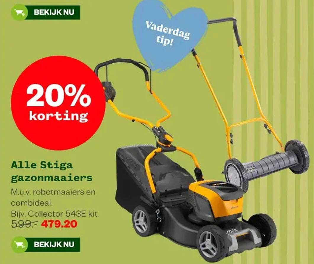 Alle Stiga Grasmaaiers 20% Korting Aanbieding bij Welkoop - FolderFeest.nl